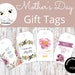 Mother's Day Gift Tag, Printable Gift Tag, Thank You Mom Gift, Cookie ...