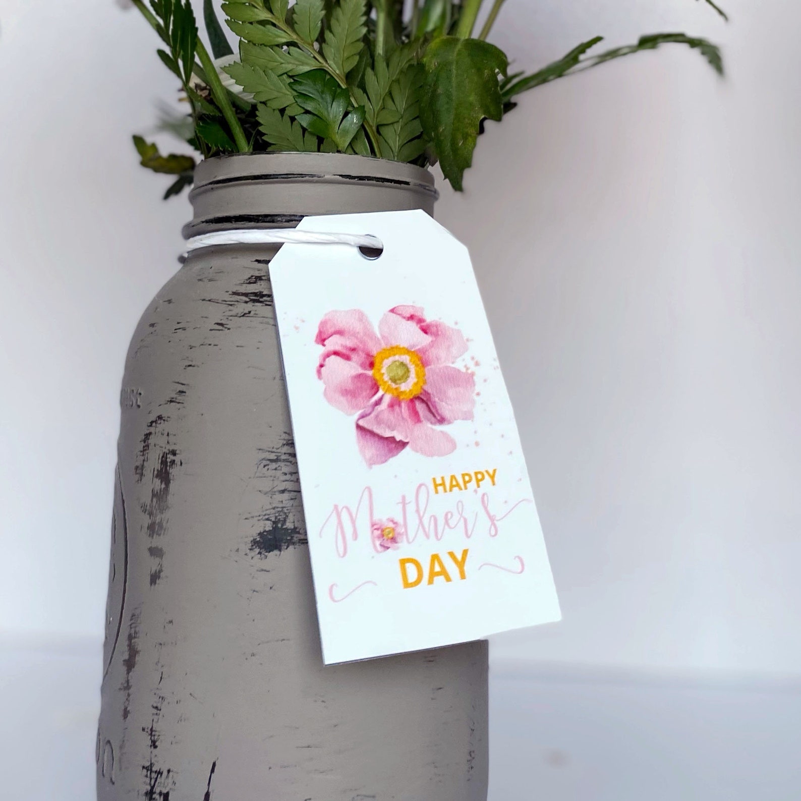 Mother's Day Gift Tag Printable Gift Tag Thank You Mom - Etsy