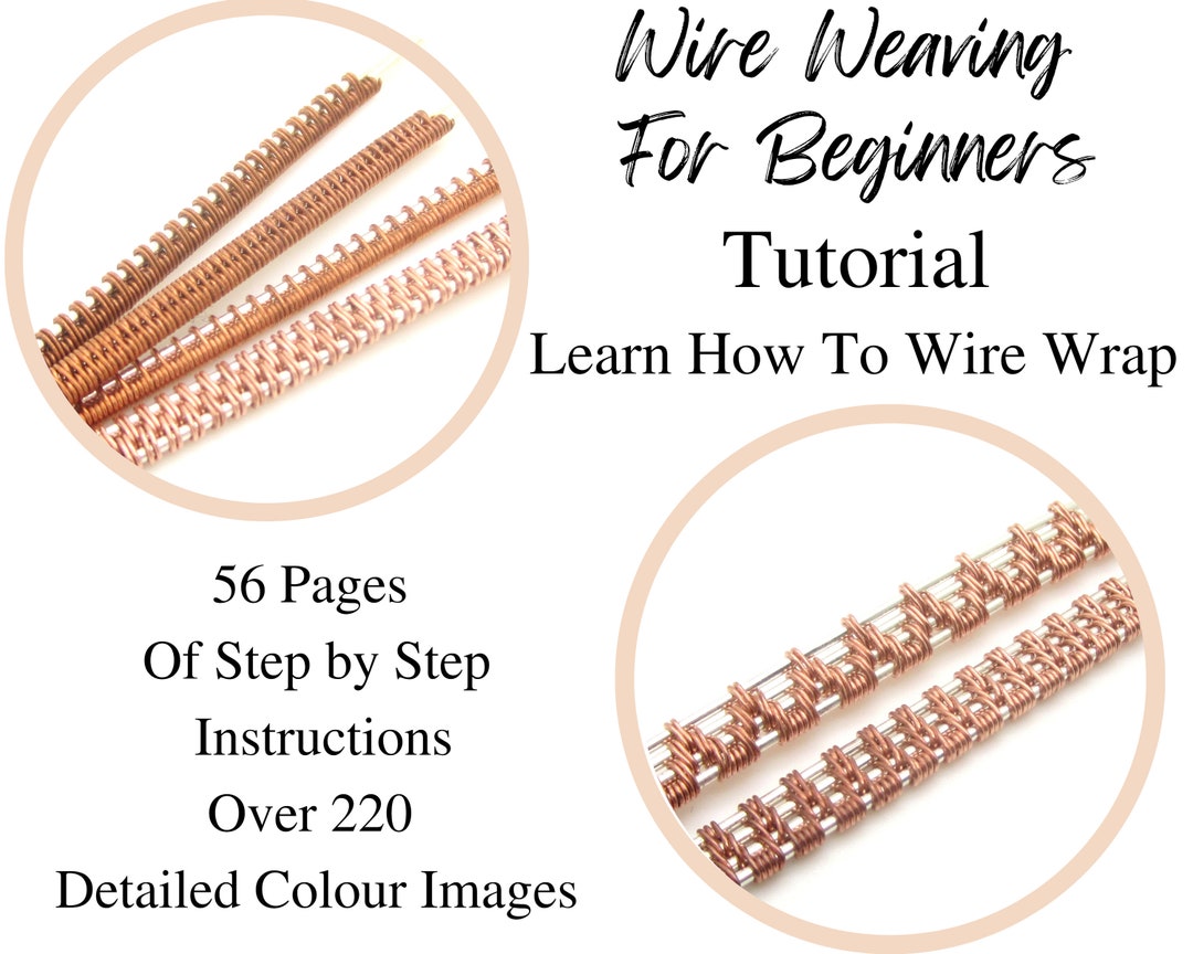 Wire Wrapping Tutorial for Beginners Learn to Wire Weave - Etsy