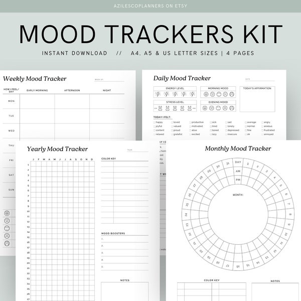 Mood Tracker - Etsy