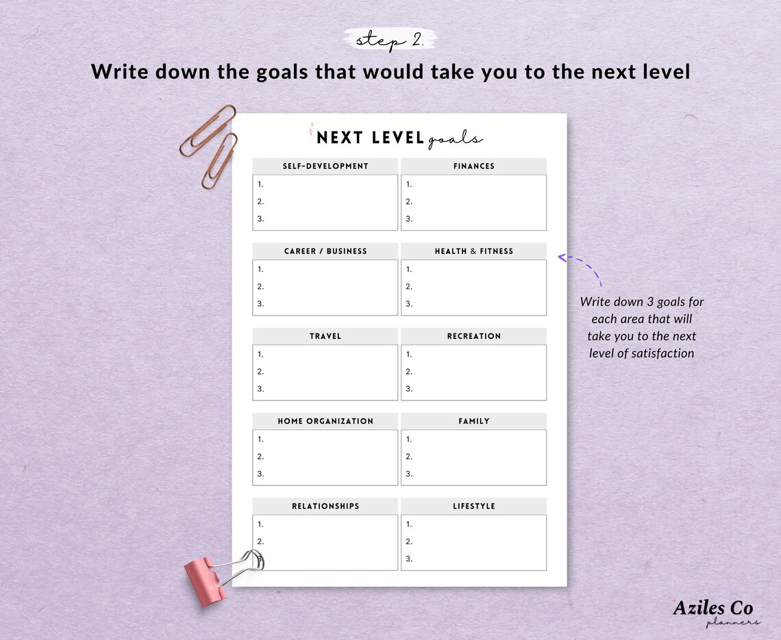 Wheel of Life Printable Printable Wheel of Life Kit Goals - Etsy