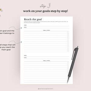 Wheel of Life Printable Printable Wheel of Life Kit Goals - Etsy