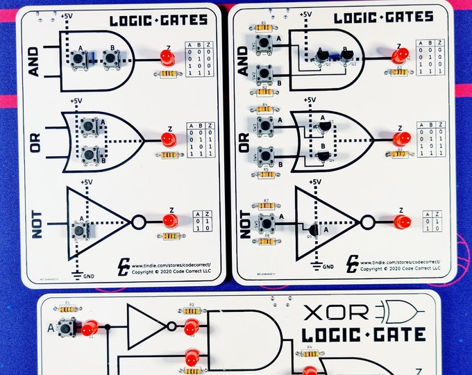 Logic Gates Learning Bundle 1-3 - Etsy