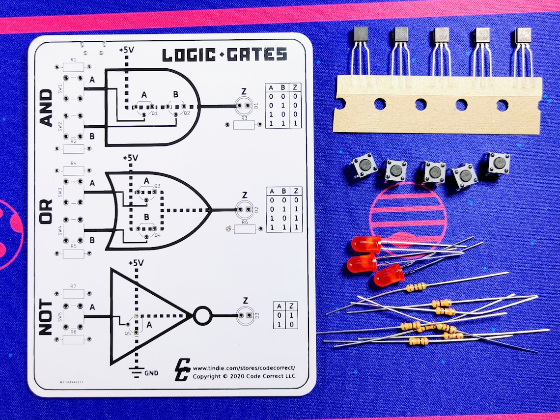 Logic Gates Learning Bundle (#1-3) - Etsy