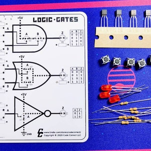 Logic Gates Learning Kit #2 - Transistors - Etsy