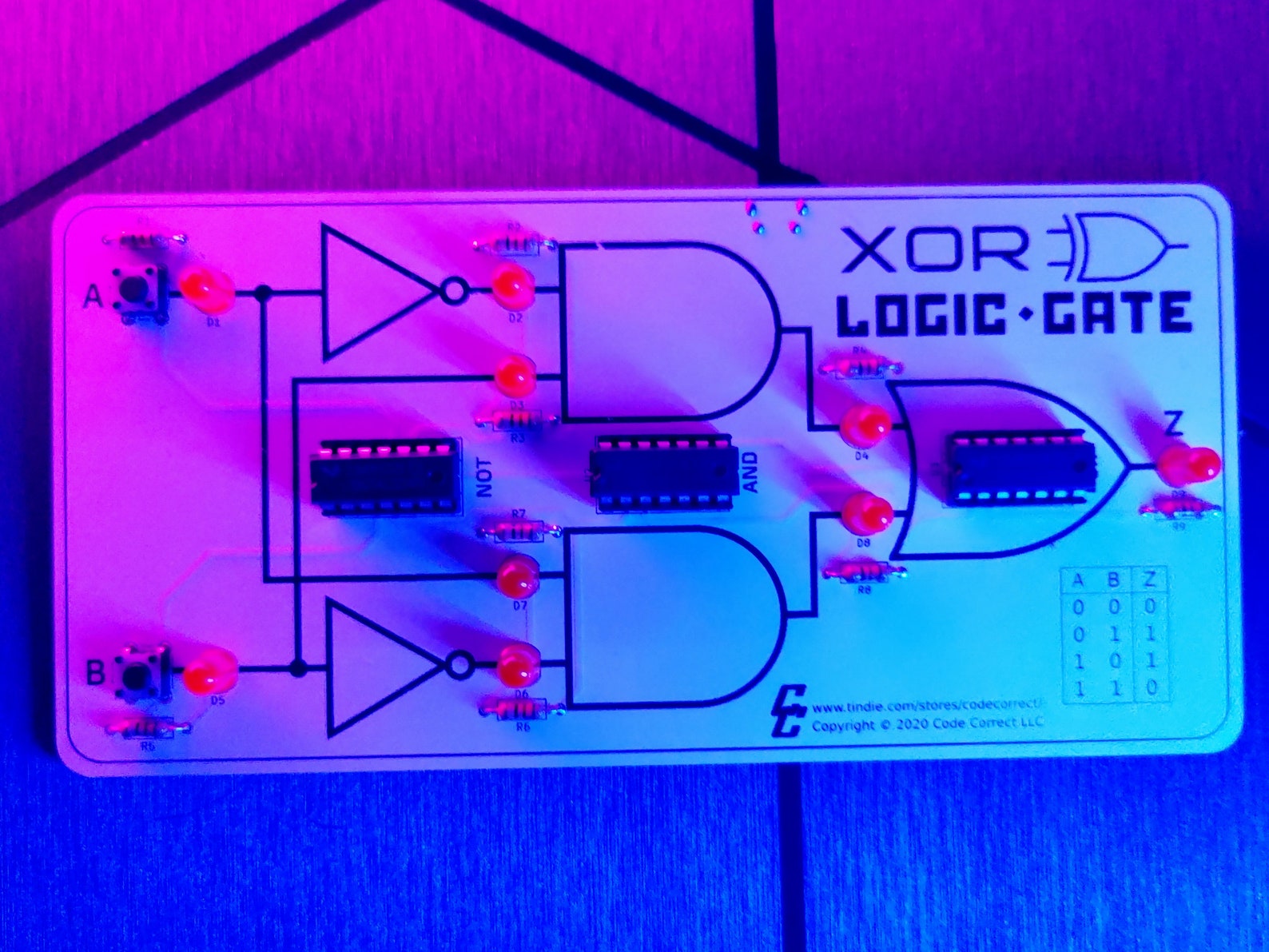 Logic Gates Learning Kit #3 - XOR - Etsy