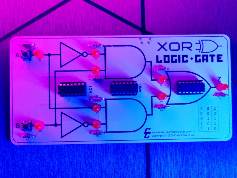 Logic Gates Learning Kit #3 - XOR - Etsy