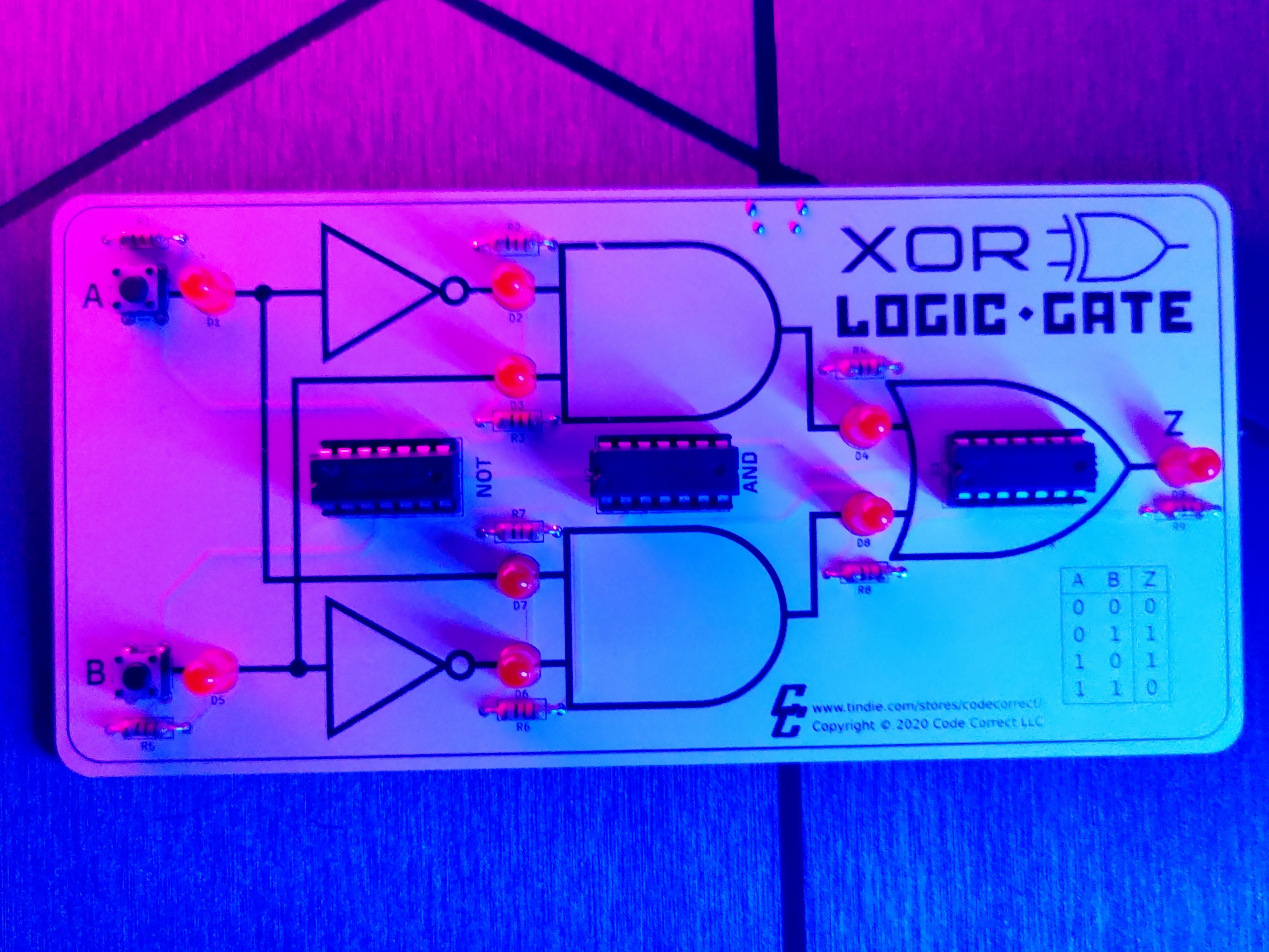 Logic Gates Learning Kit #3 - XOR - Etsy Logic Gates Learning Kit #3 - XOR - Etsy