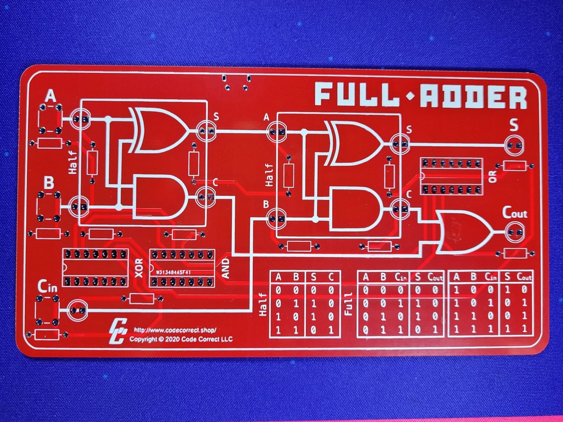 Binary Adder Learning Kit #4 - Etsy