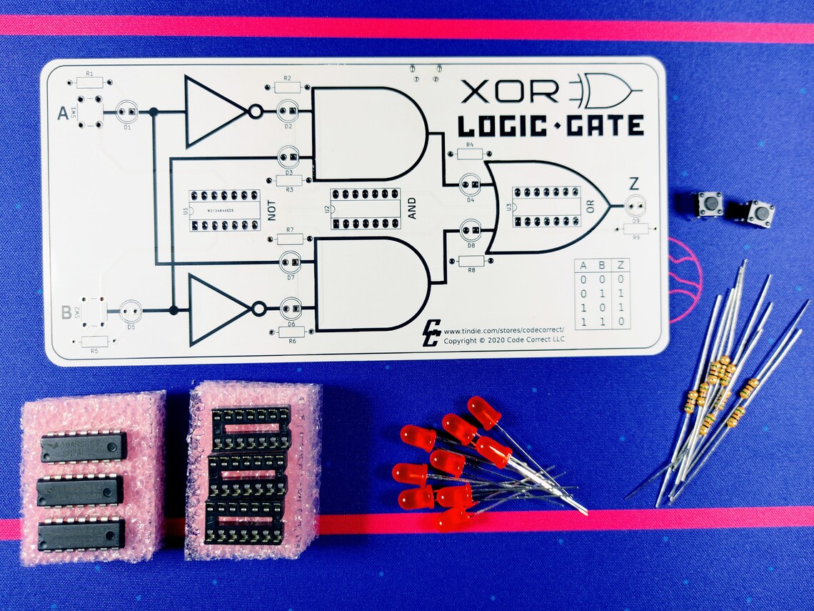Logic Gates Learning Kit #3 - XOR - Etsy
