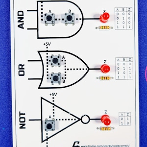 Logic Gates Learning Kit #1 - Switches - Etsy