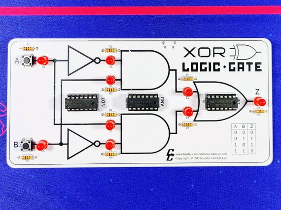 Logic Gates Learning Kit 3 XOR | Etsy Logic Gates Learning Kit 3 XOR | Etsy