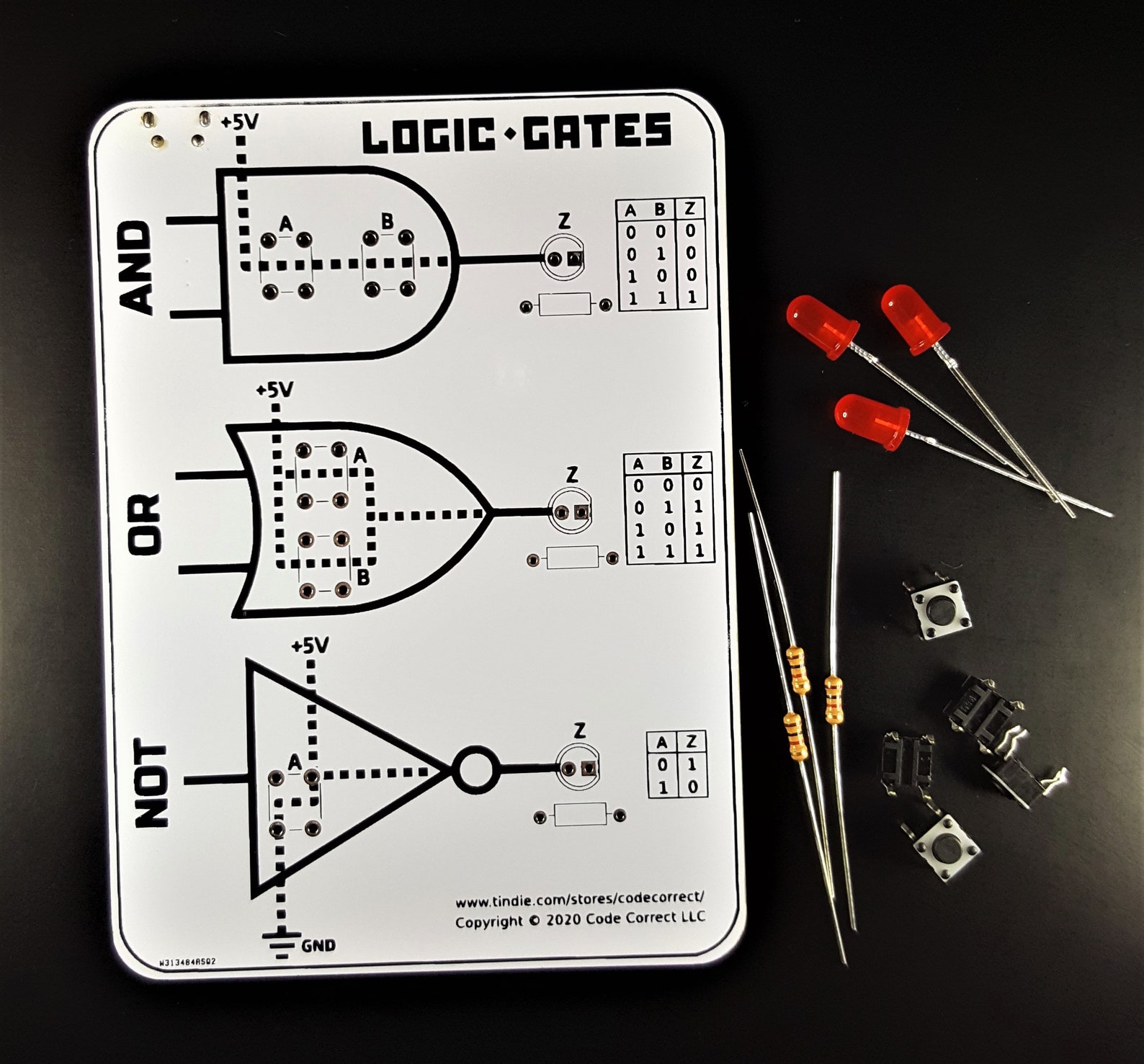 Basic Logic Gates Using Switches Learning Kit | Etsy Basic Logic Gates Using Switches Learning Kit | Etsy