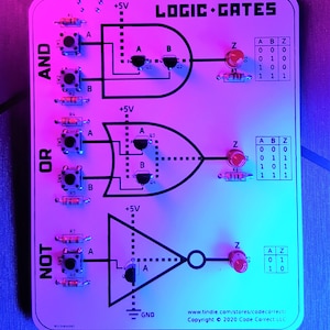 Logic Gates Learning Kit #2 - Transistors - Etsy