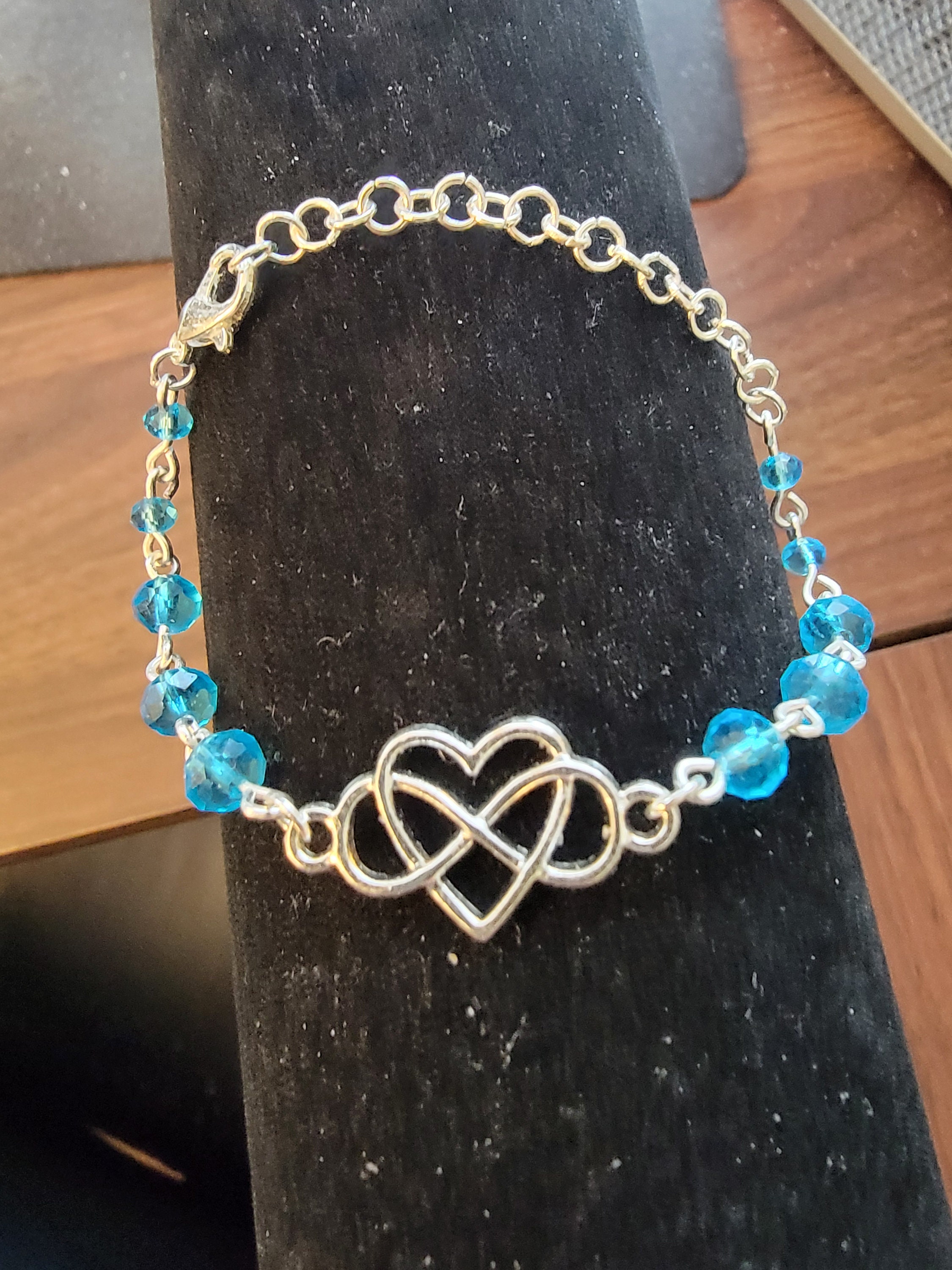 Polyamory 5 Inch Bracelet With Turquoise Colored Beads - Etsy