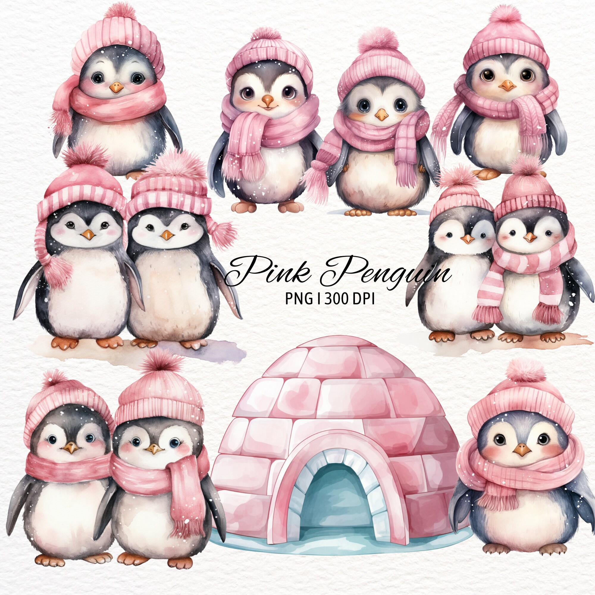 Winter Cute Penguin Clipart Cute Penguin Clipart PNG Clipart for ...