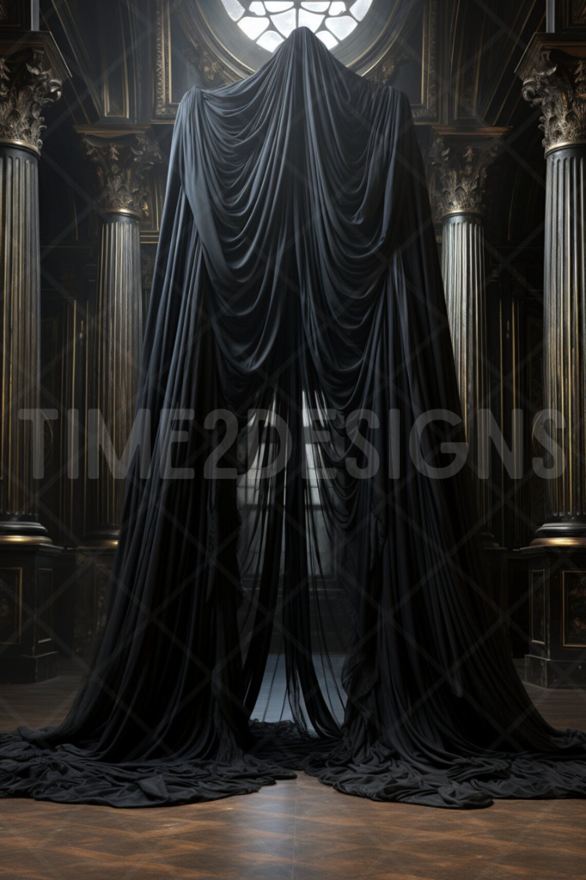 Black Curtain Digital Backdrop Maternity Backdrop Overlays Studio ...