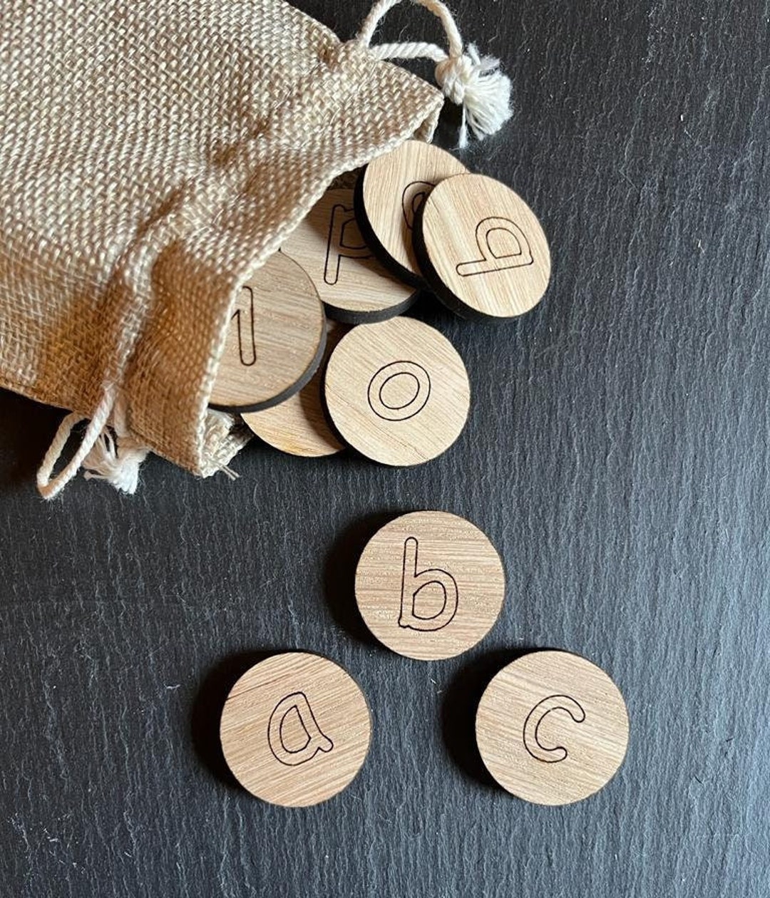 Lowercase Alphabet Coins/discs - Etsy UK