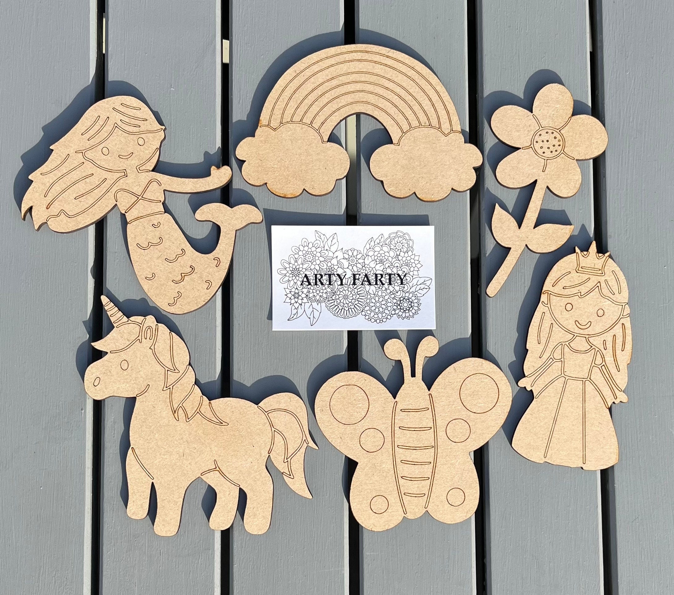 MDF Blanks Shapes - Etsy UK