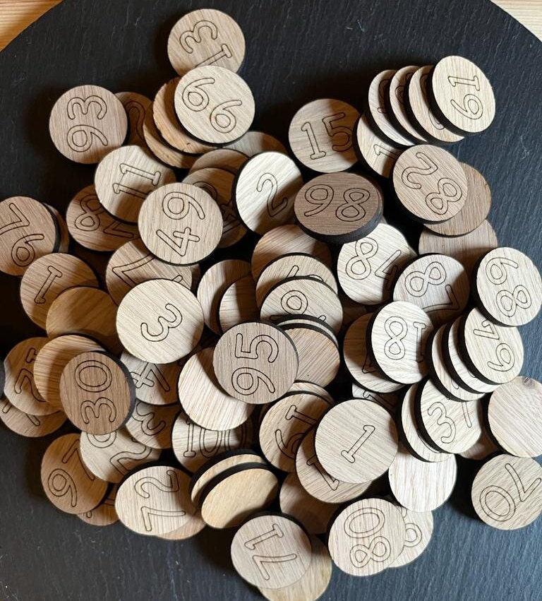 Numbers 1-100 Coins/discs - Etsy UK