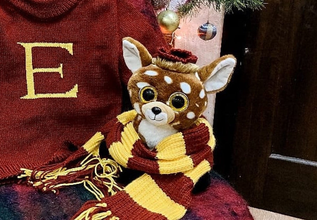 Personalized Weasley Inspired Baby Knitted Scarf Baby Wizard Christmas ...