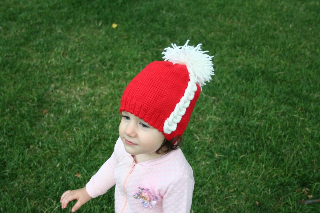 Sombrero de punto para niños con coleta / Regalo de gorra linda para ...