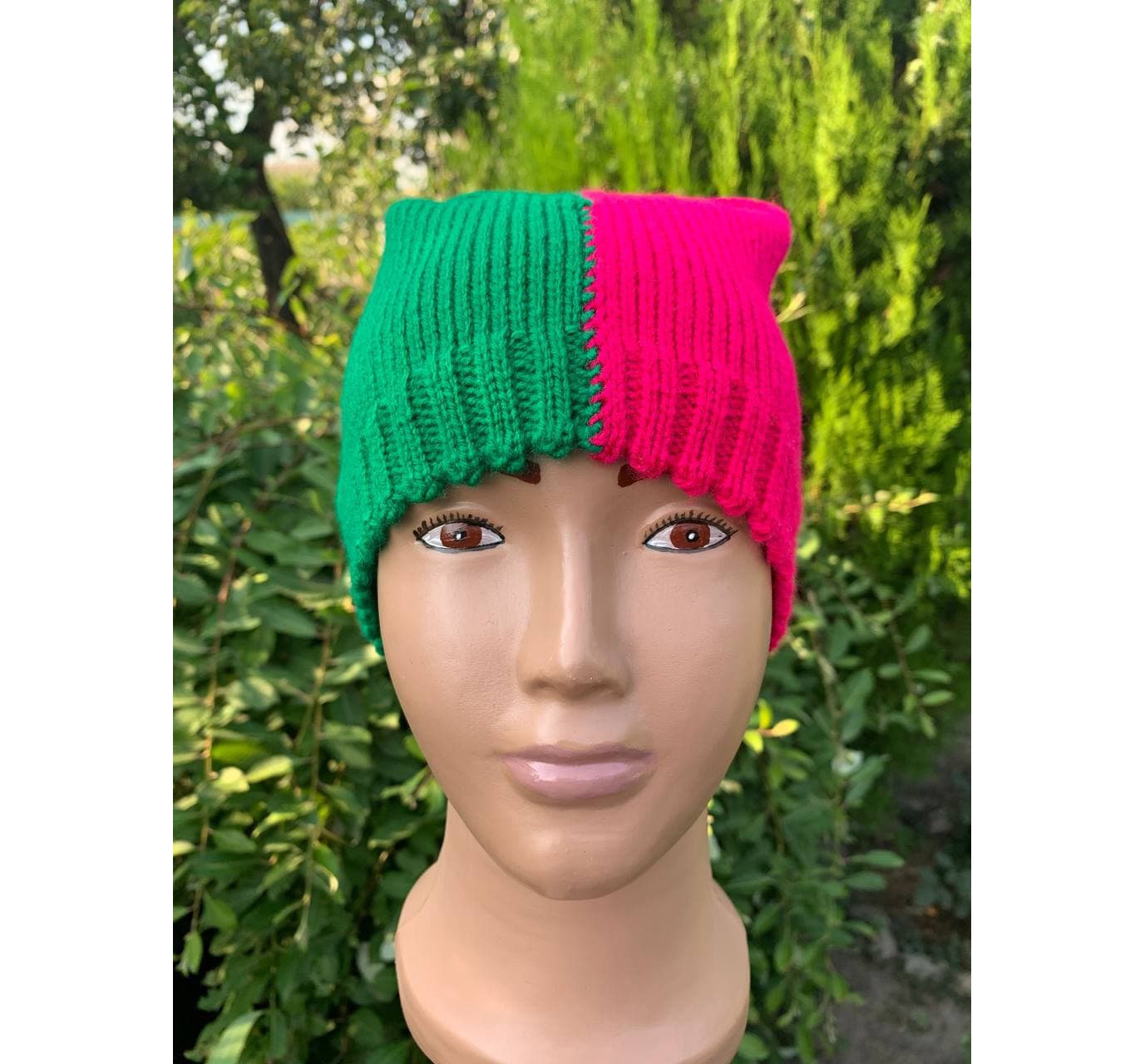Funny Knitted Hat for Kids / Newborn Baby Cute 2 Color Cap Gift / Baby ...