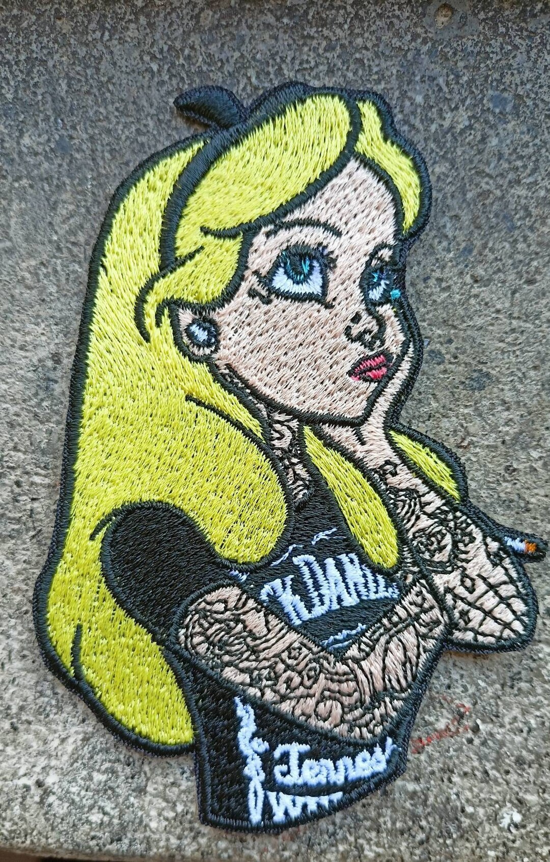 Thermo Adhesive Patch Patch Alice Tattooed Modern - Etsy