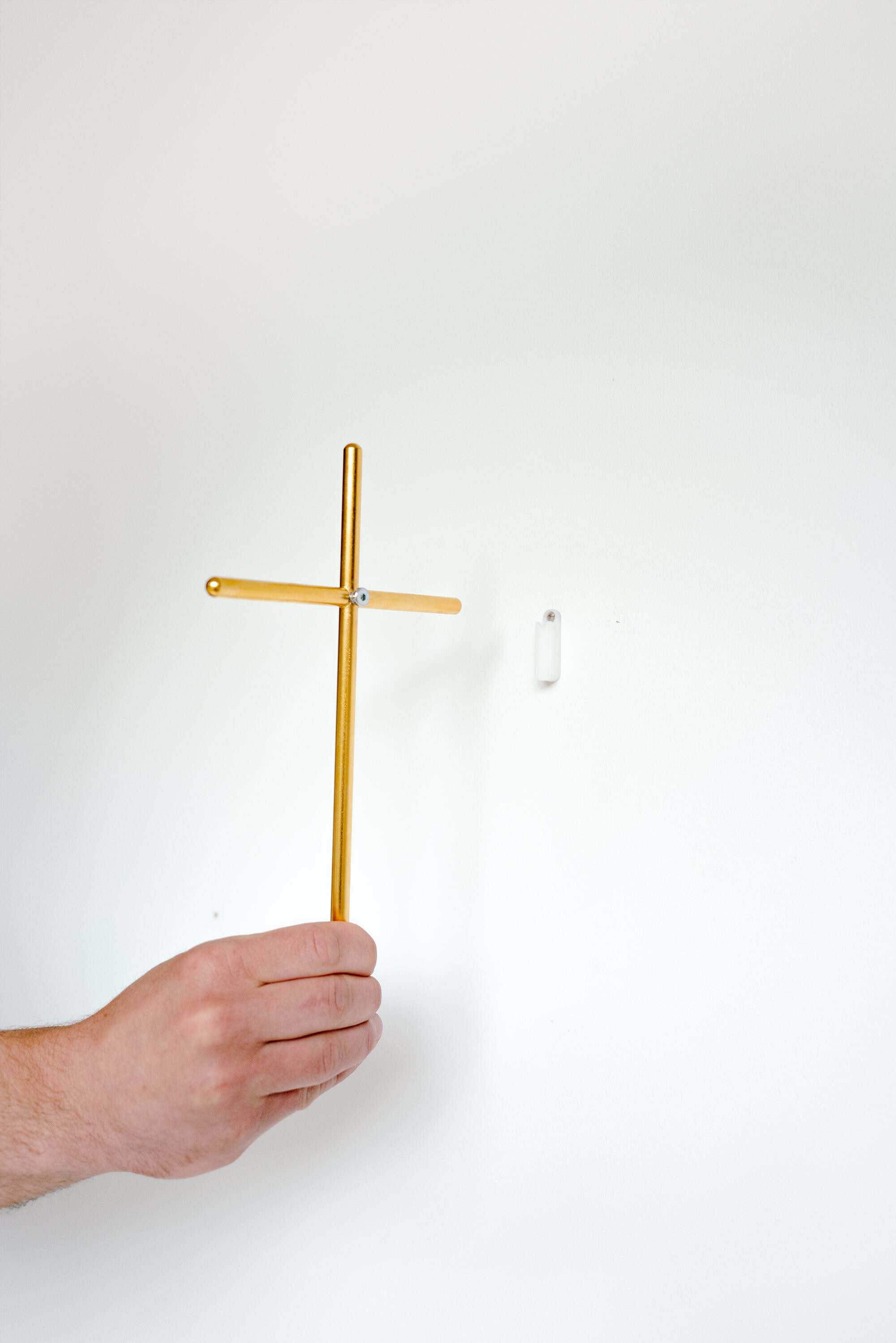 Modern Wall Mounted & Handheld Cross 24K Gold Plated - Etsy