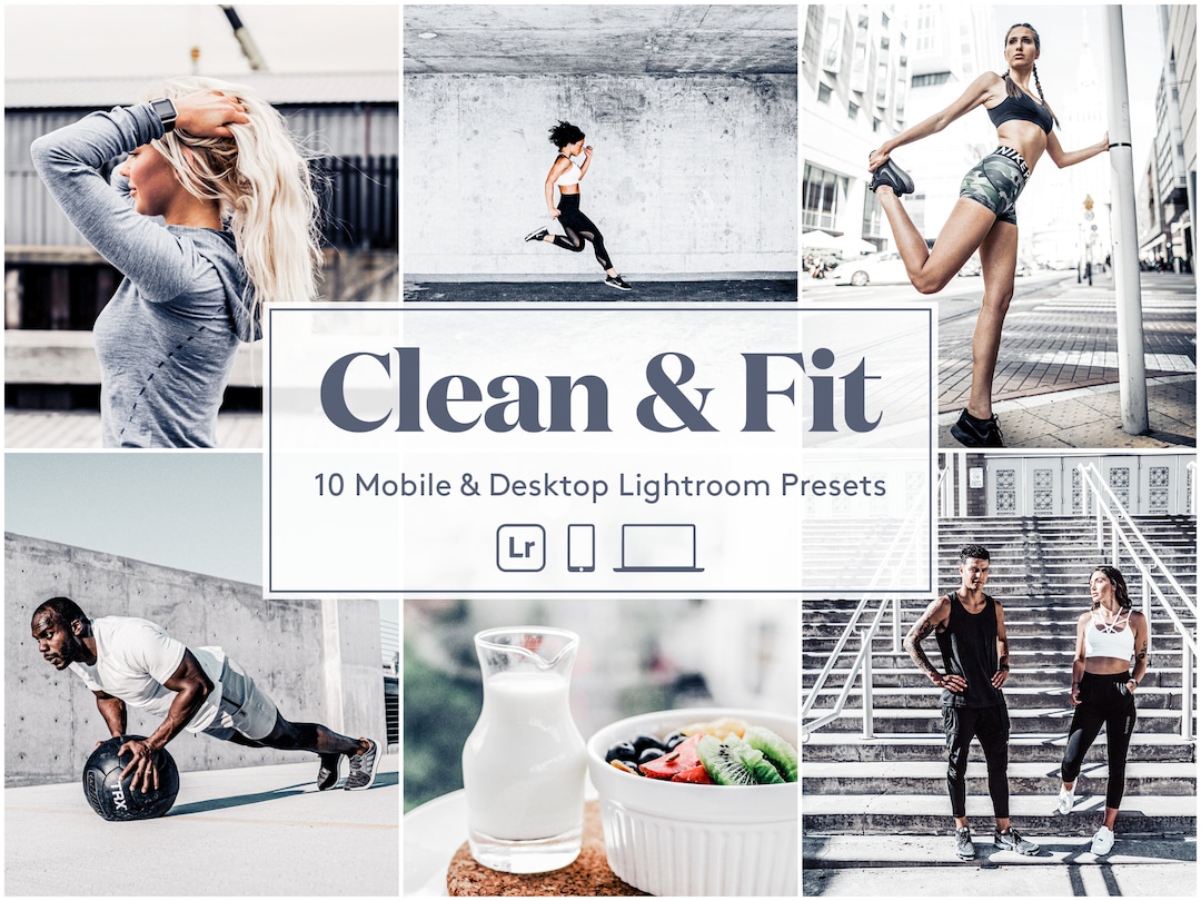 10 Mobile Lightroom Presets, Clean & Fit Gym Instagram Preset, Best ...