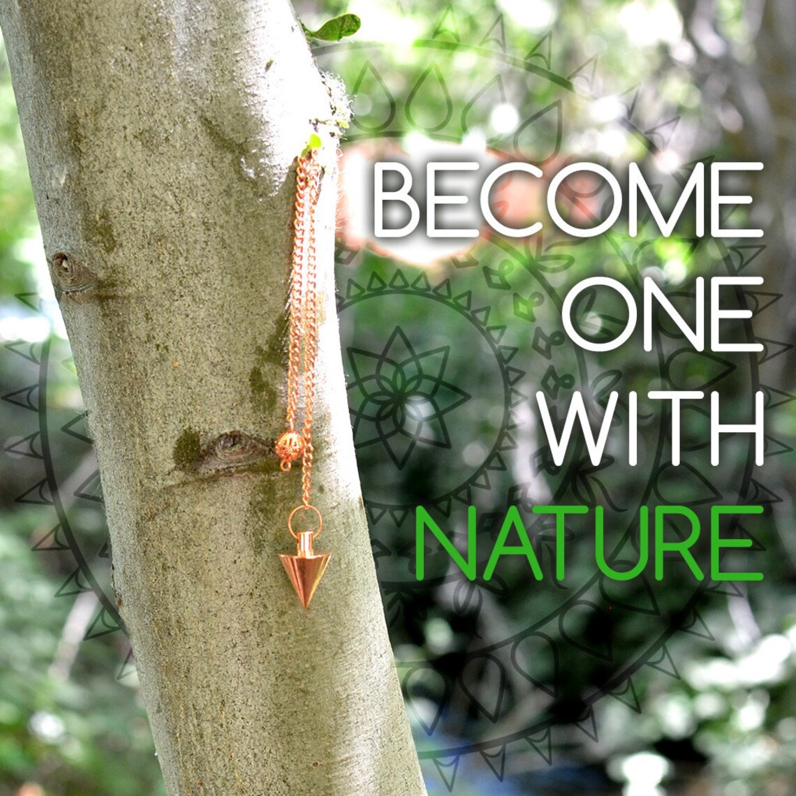 Copper Dowsing Pendulum and Energy Conductive Chain for Body - Etsy