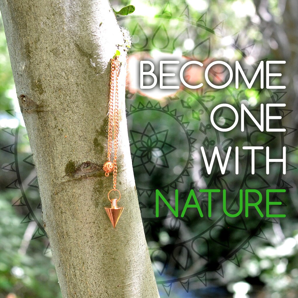 Copper Dowsing Pendulum and Energy Conductive Chain for Body - Etsy
