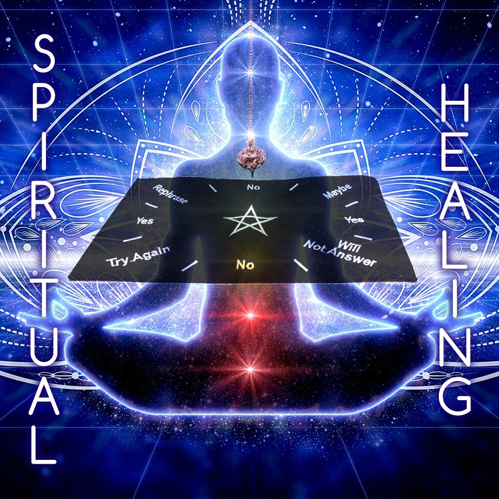 Velvet Pendulum Altar Mat With Embroidered Pentacle Design for - Etsy