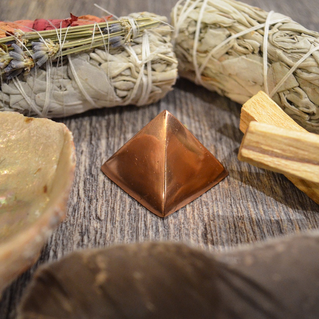 100% Solid Copper Pyramid 1.25in Giza Shaped for Meditation - Etsy