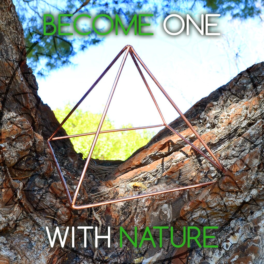 100% Solid Copper Pyramid 6 in Giza Shaped for Meditation - Etsy