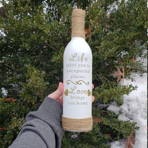 Rustic Wine Bottle - Etsy