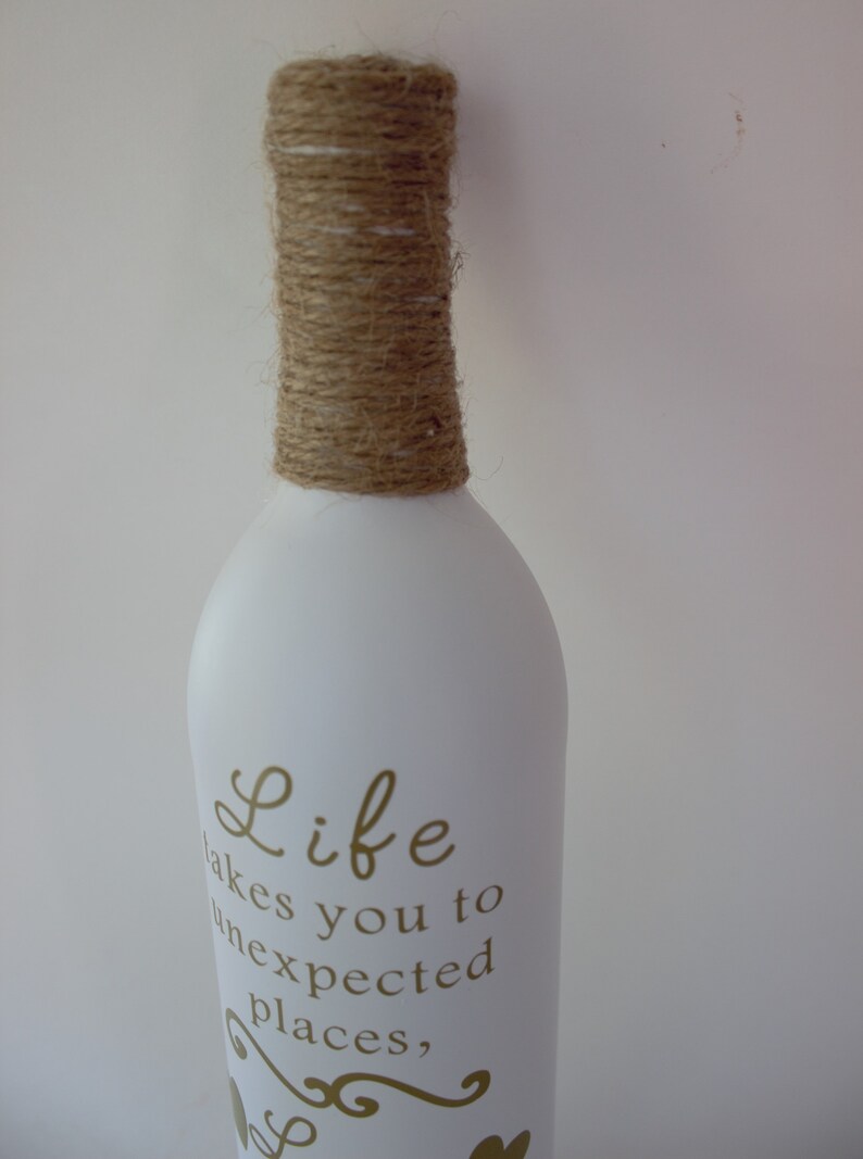 Rustic Wine Bottle - Etsy