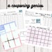 5 Couponing Sales and Rebate Tracker Monthly Planner Weekly - Etsy