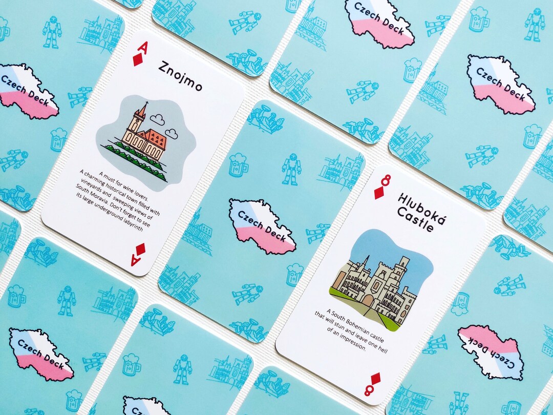 Czech in a Deck – Fun Facts, Language Phrases, and More! - Etsy