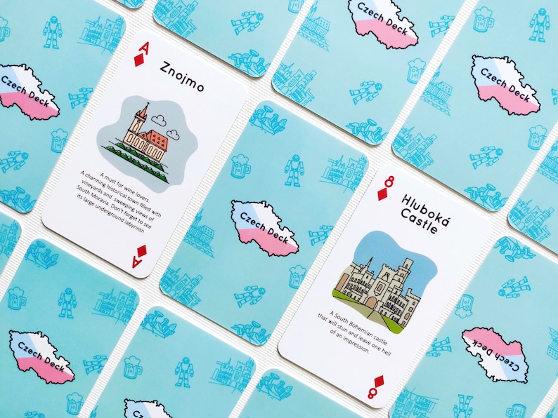 Czech in a Deck – Fun Facts, Language Phrases, and More! - Etsy