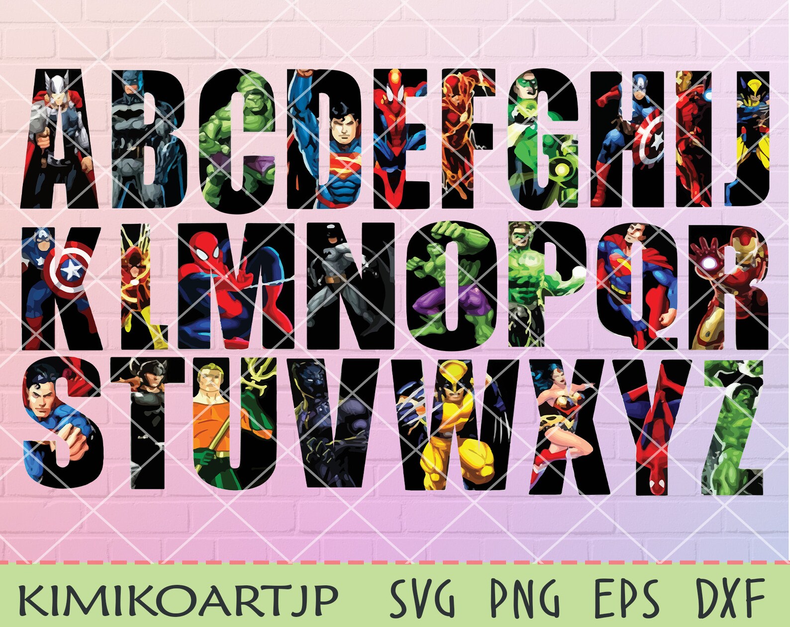 Marvel Png Super Hero Png Marvel Avengers PNG Marvel Font | Etsy