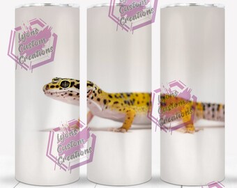 4th of July Gecko Skinny Tumbler PNG, Independence Day Leopard Gecko ...