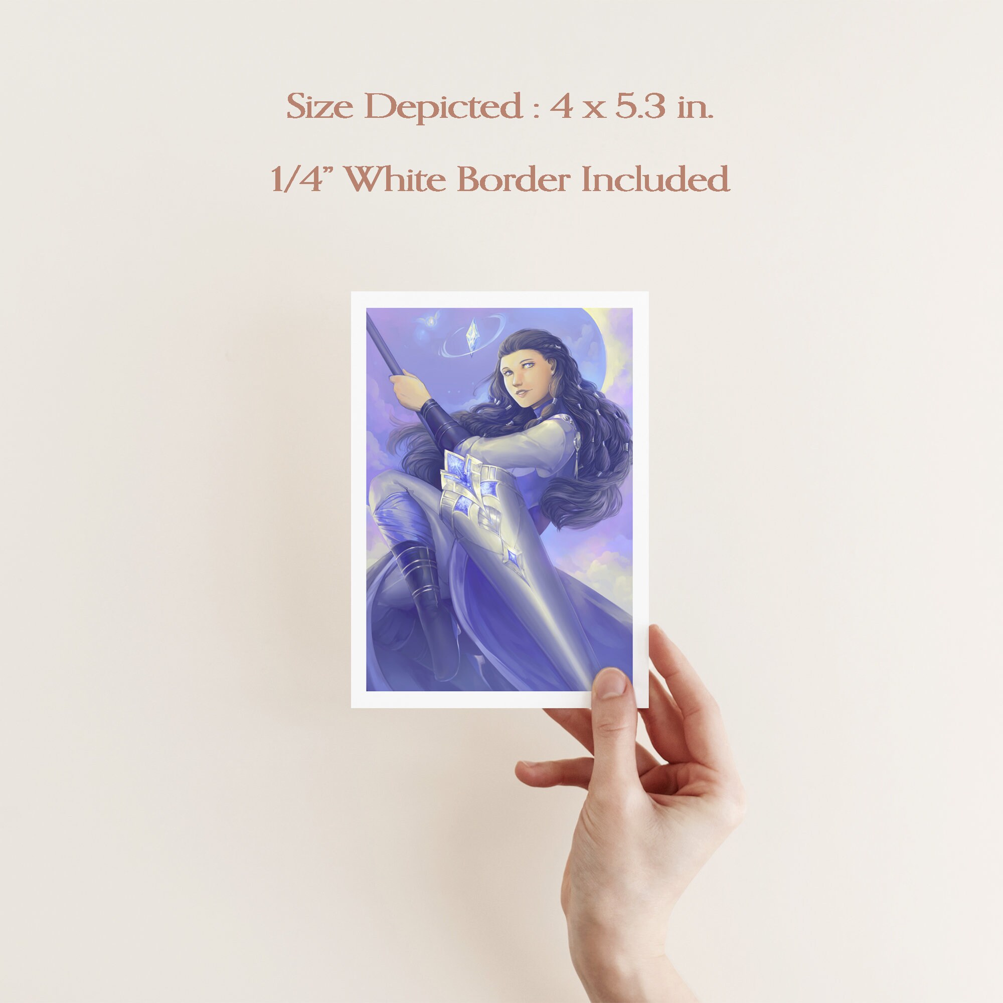 Pastel Knight Fantasy Wall Art Print - Etsy