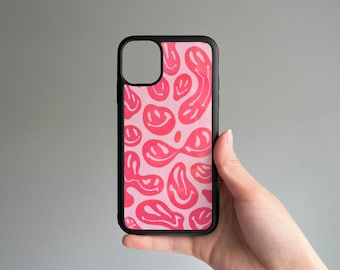 Green Smiley Faces Iphone Case | Etsy