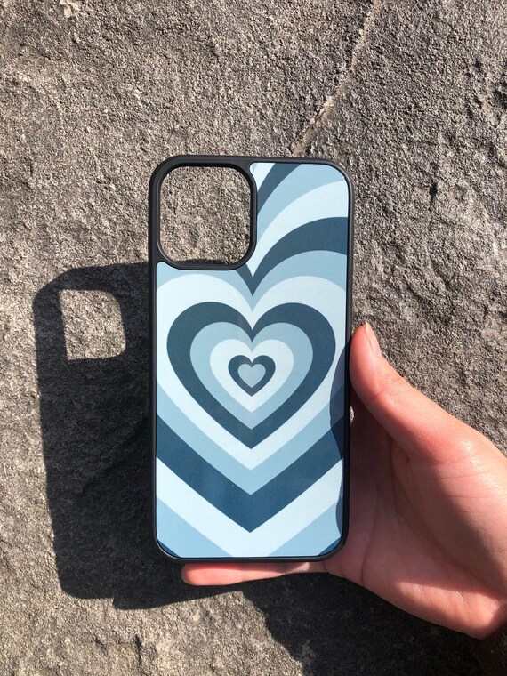 Blue Heart Iphone Case | Etsy