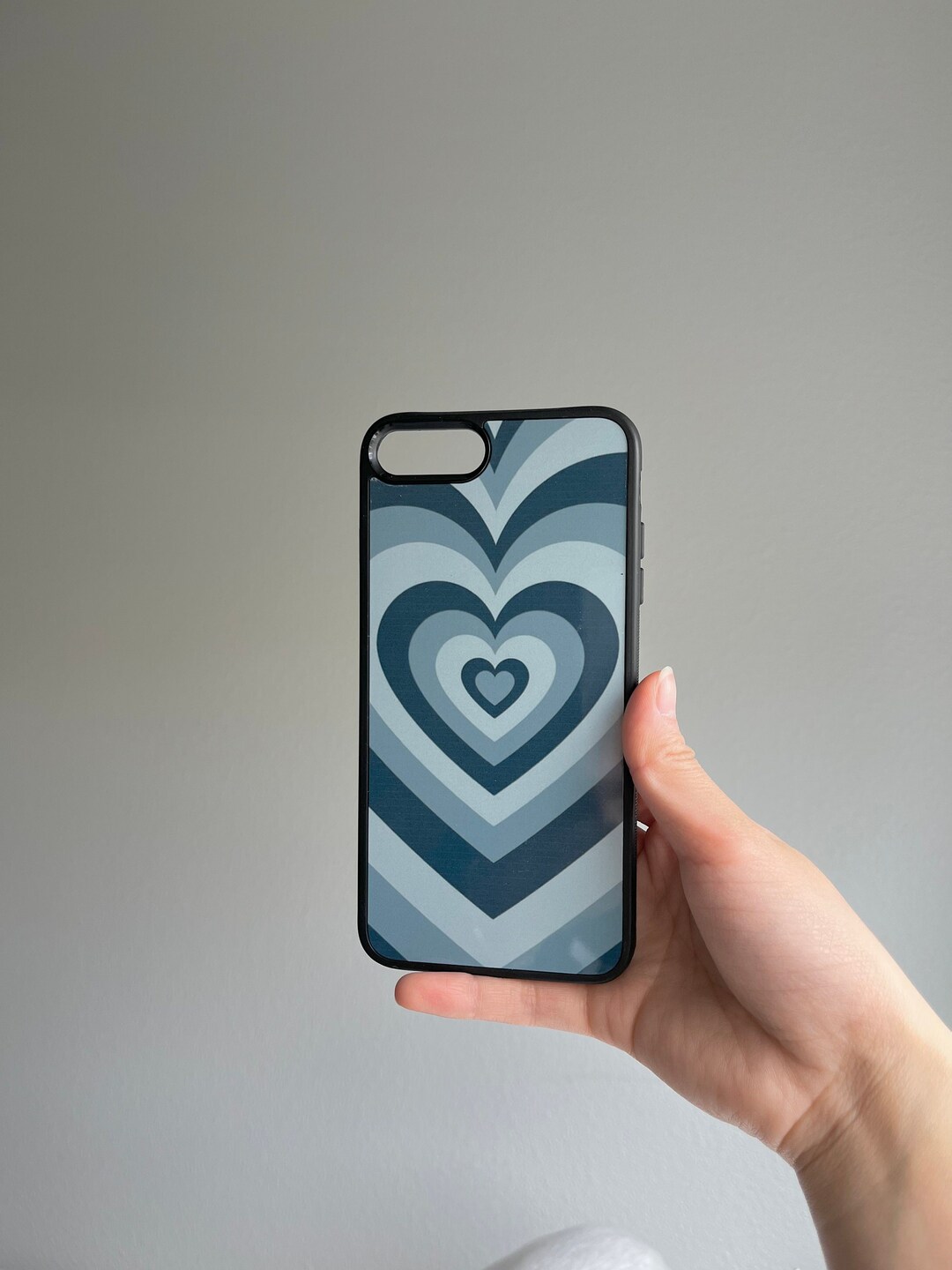 Blue Heart iPhone Case - Etsy