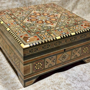 Jewelry Box From Lebanon Handmade Square Jewelry Box With Lock From ...
