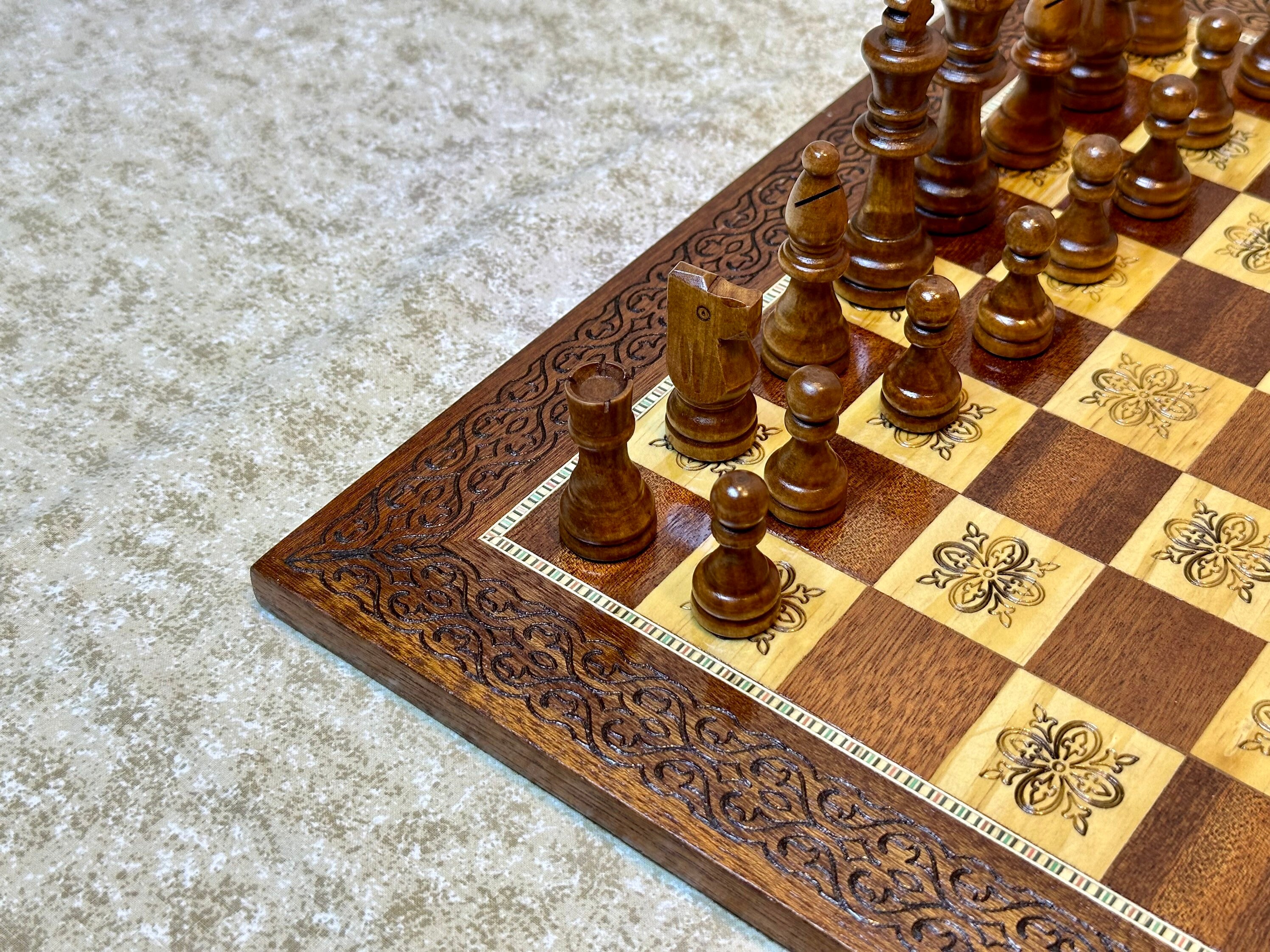 Premium Chess Board With Pieces Set From Lebanon Free DHL - Etsy