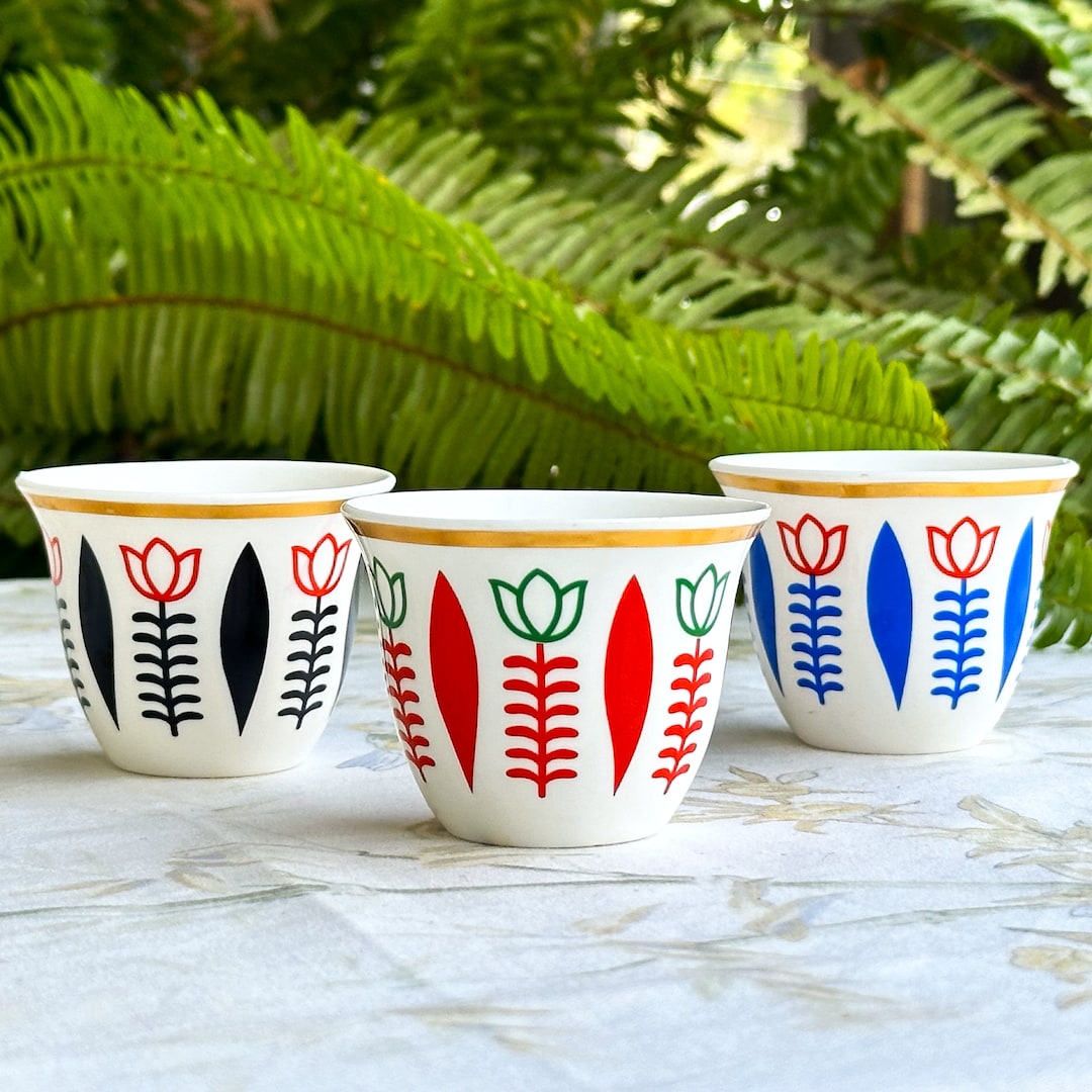 12X Premium Lebanese Coffee Cups - Fnejin Ahwe Shaffe From Lebanon ...