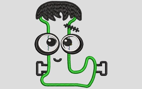 5 in Frankie Applique Font Letter L - Etsy